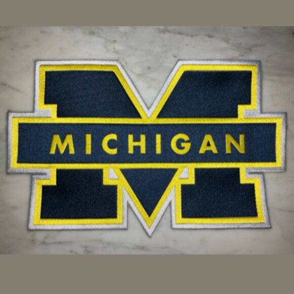 Accessories | University Of Michigan 10 Embroidered Huge Back Patch ...